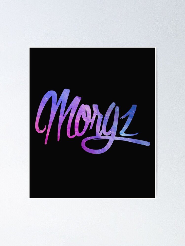 "Youth Morgz Galaxy Logo" Poster by StuffByRoman | Redbubble