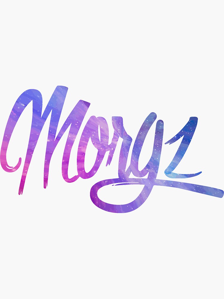 "Youth Morgz Galaxy Logo" Sticker for Sale by StuffByRoman | Redbubble