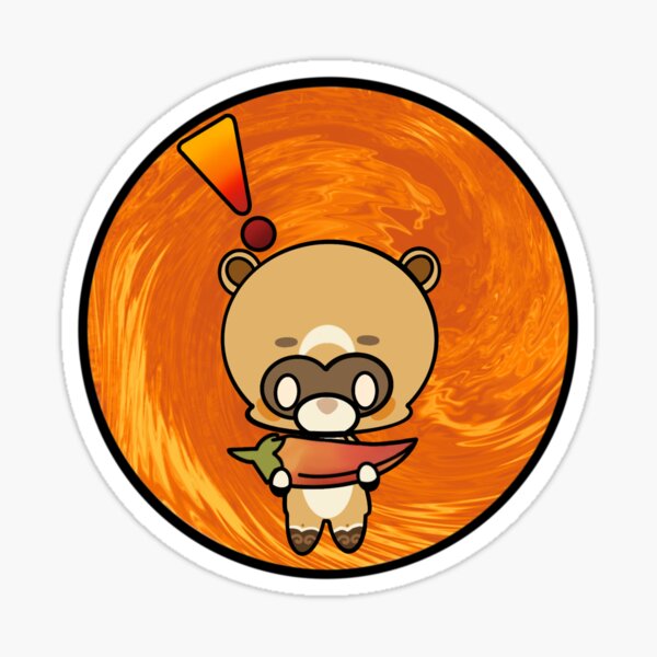 "Genshin Impact Guoba With Pepper" Sticker for Sale by GhostBabeBoo ...
