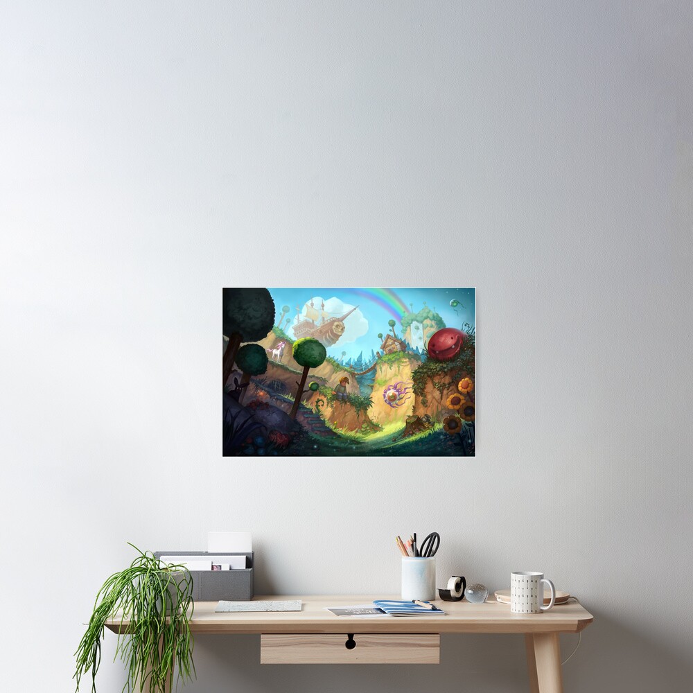 "Terraria - Indie Game" Poster for Sale by Gnextdoor22 | Redbubble