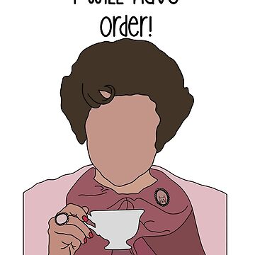 "Dolores Umbridge, I Will Have Order" Sticker for Sale by ...