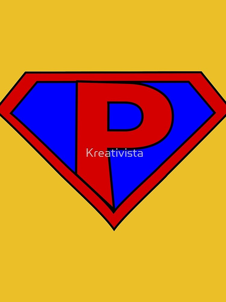 "Hero, Heroine, Superhero, Initials, P" Drawstring Bag for Sale by ...