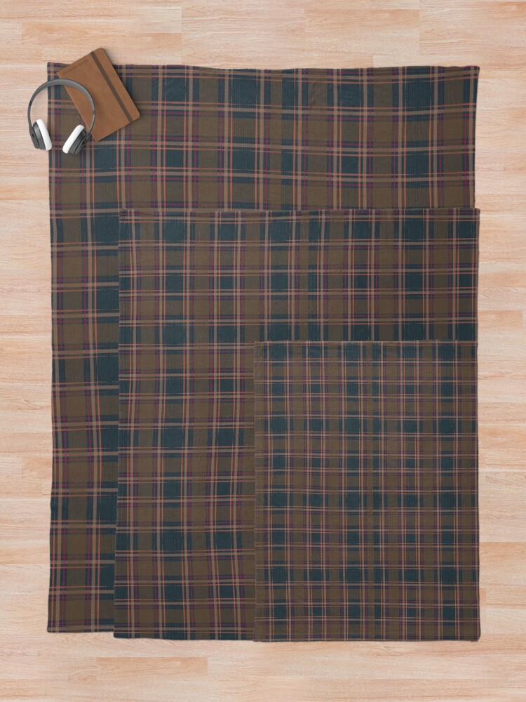 "outlander tartan - fraser tartan" Throw Blanket for Sale by ...
