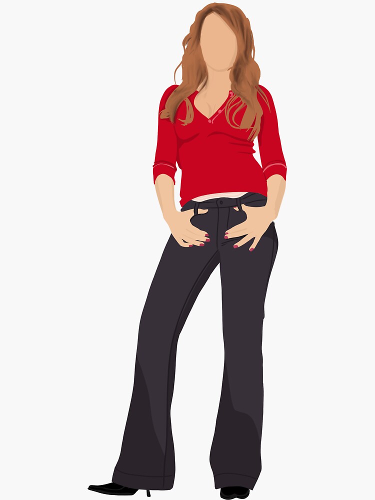 "Cady Heron, mean girls" Sticker by jetneefjes | Redbubble