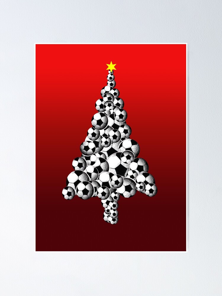 "Soccer Ball Tree" Poster by SirkDesignsLtd | Redbubble