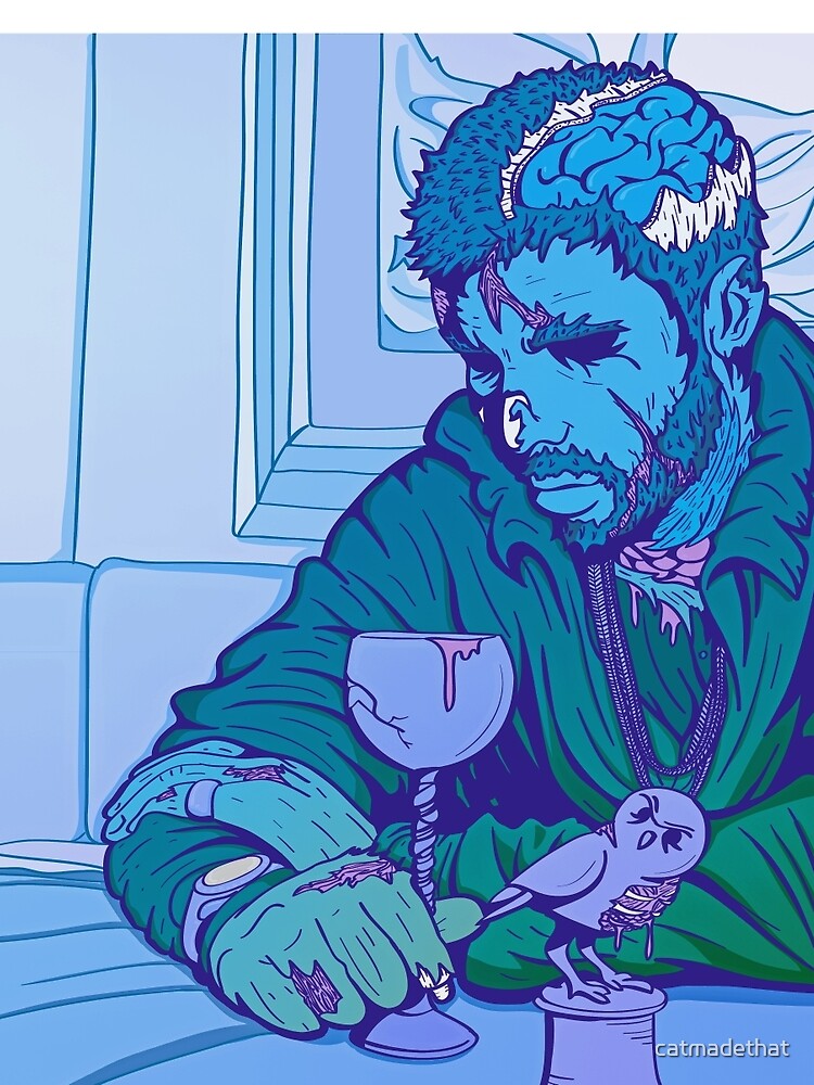 "Zombie Drake" T-shirt by catmadethat | Redbubble