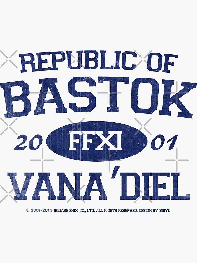 "Final Fantasy XI: Bastok" Sticker for Sale by Asrielle | Redbubble