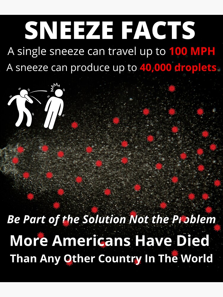 "SNEEZE FACTS" Sticker for Sale by MuscleCarTs | Redbubble