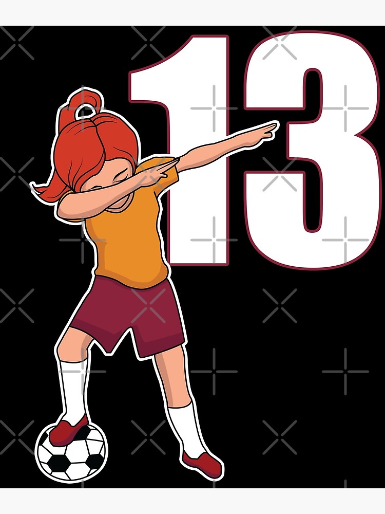 "Awesome Soccer Player Number 13 Soccer Athlete Athletic Sports Team ...
