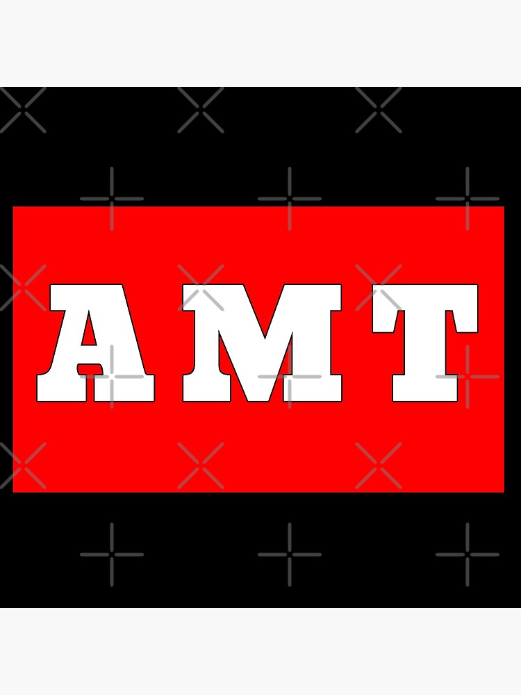 "AMT - Block Letter" Poster by DrawingDreaming | Redbubble