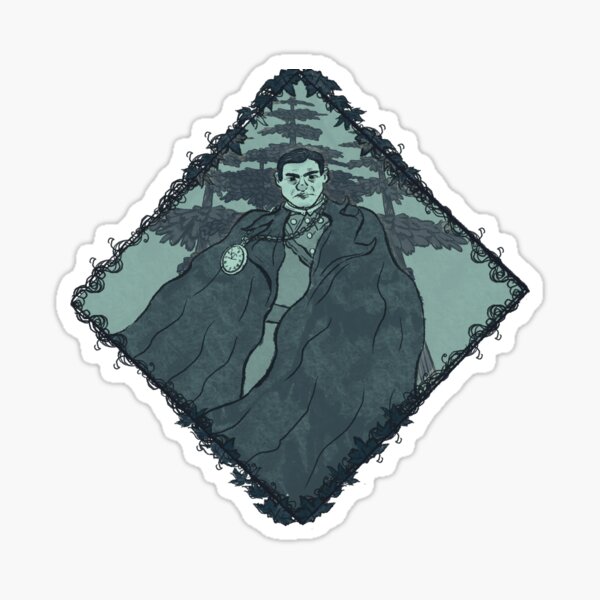 "Pan's Labyrinth-- Captain Vidal (Green)" Sticker for Sale by MikaylaKB ...