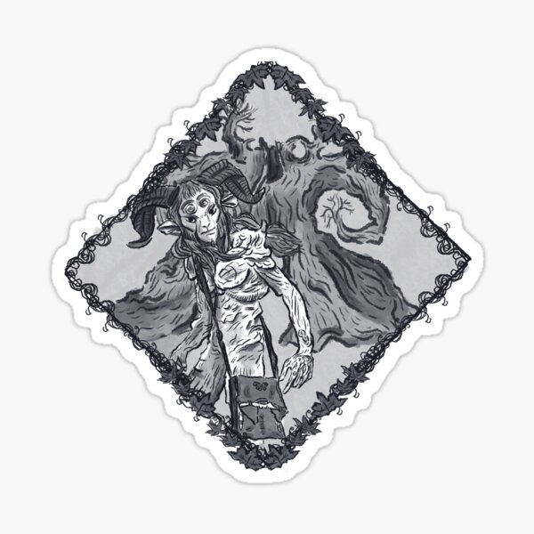 "Pan's Labyrinth--The Faun " Sticker for Sale by MikaylaKB | Redbubble