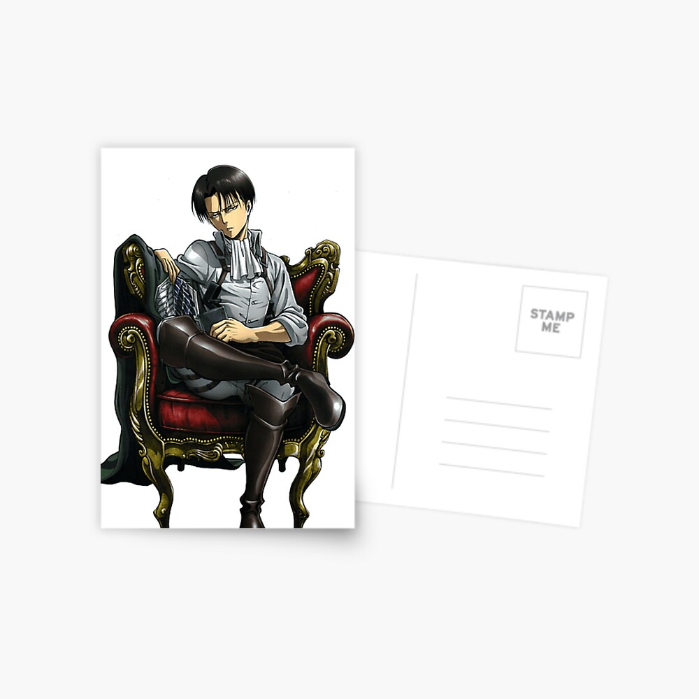 Carte postale « Levi Livai SnK Attaque des titans », par YqhanVie ...