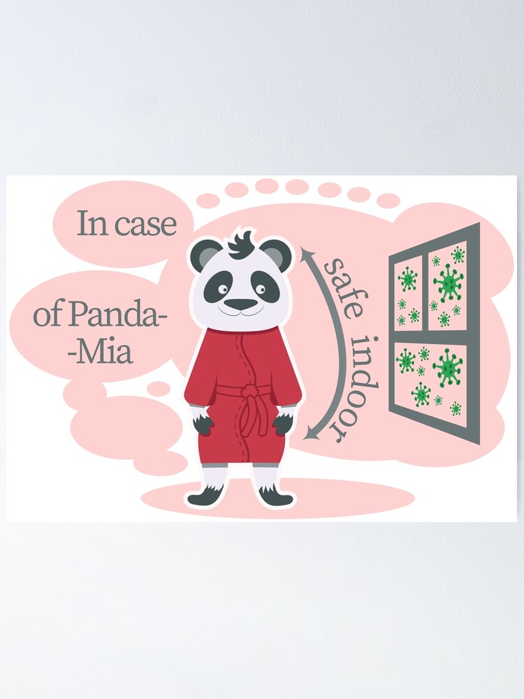 "Oh, Panda-Mia!" Poster by IrynaPakhomova | Redbubble