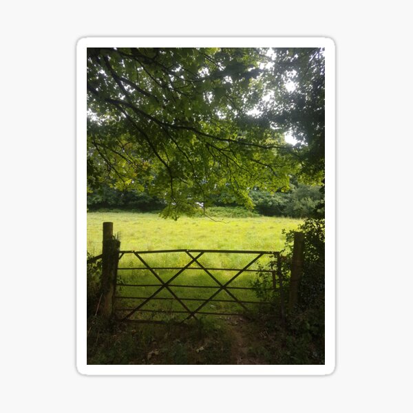 "View through a Gate" Sticker for Sale by AbnormalLoad | Redbubble