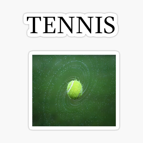 "Tennis Rolland Garos Australian Open US open Wimbledon" Sticker for ...