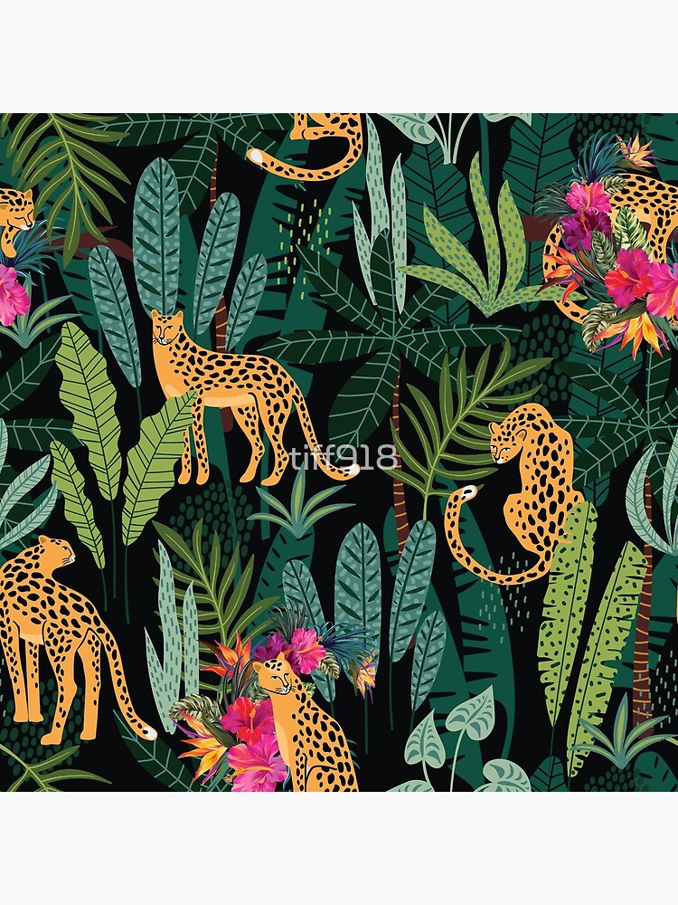 "Tropical Cheetah Print" Pillow for Sale by tiff918 | Redbubble