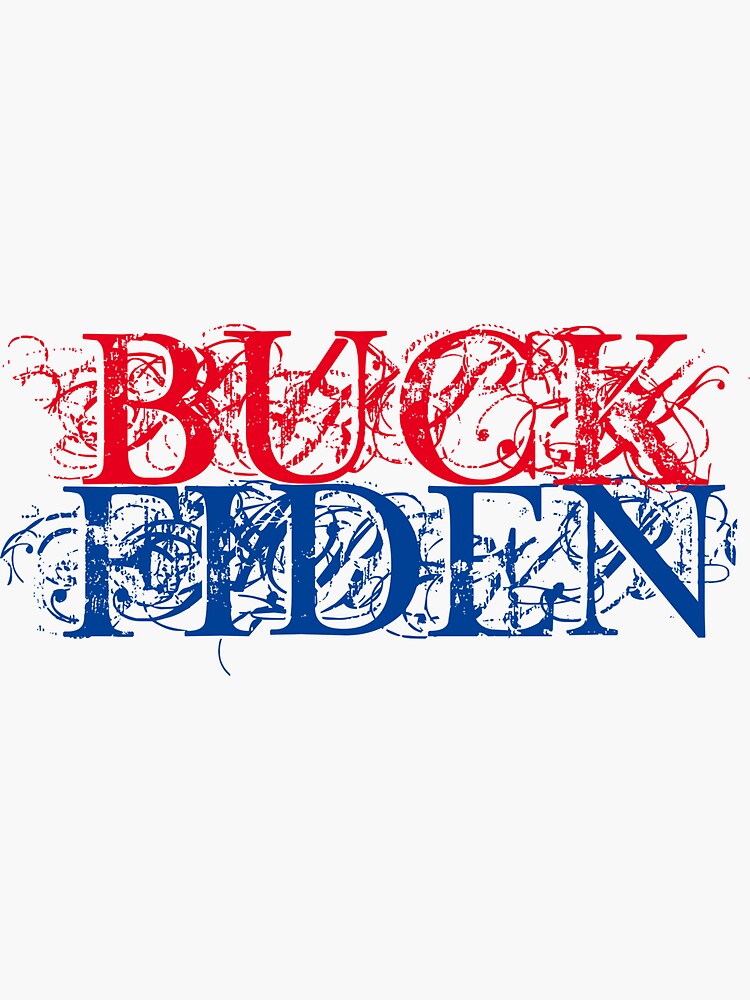 " Buck Fiden, Anti Joe Biden, Trump" Sticker for Sale by LEByasser ...