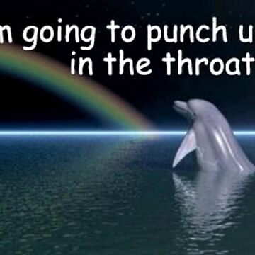 "Cursed Dolphin Meme" Sticker for Sale by lilydavison | Redbubble