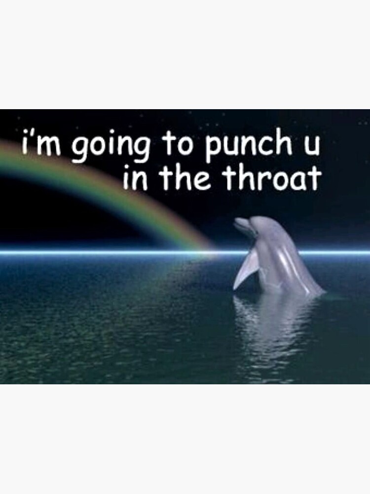 "Cursed Dolphin Meme" Sticker for Sale by lilydavison | Redbubble