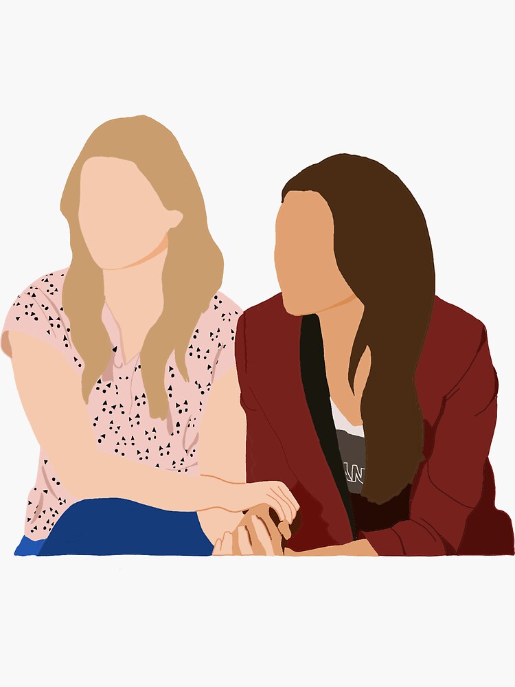 "Alison and Emily PLL " Sticker for Sale by moviedomsticker | Redbubble