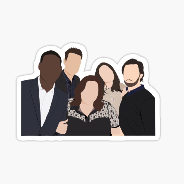 "This is us " Sticker by moviedomsticker | Redbubble