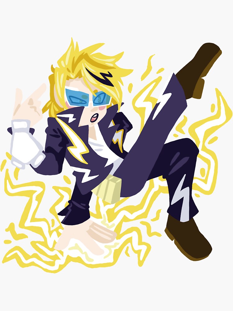 "MHA Denki - Hero" Sticker by knotcholibre2 | Redbubble