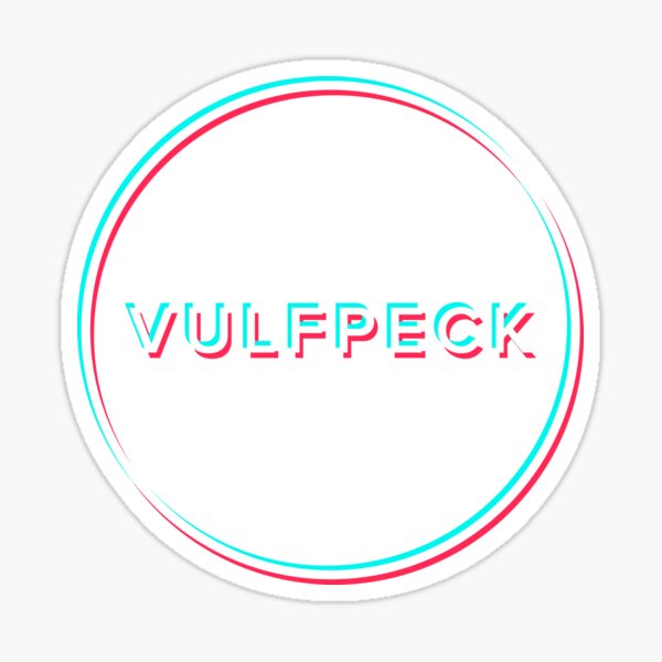"vulfpeck tik tok design" Sticker for Sale by creativesupply | Redbubble