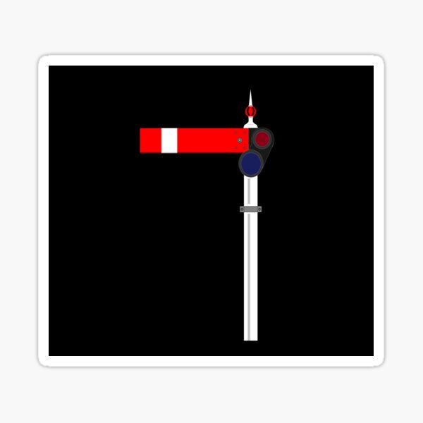 "UK SEMAPHORE SIGNAL" Sticker for Sale by CraigMatthews | Redbubble