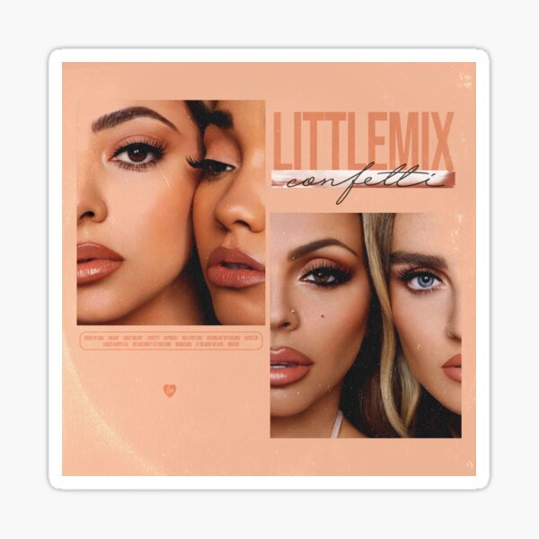 "Little Mix - Confetti [art edit]" Sticker for Sale by tommed-sign ...