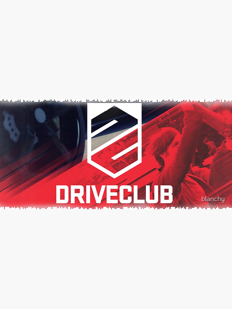"Driveclub" Sticker by blanchy | Redbubble
