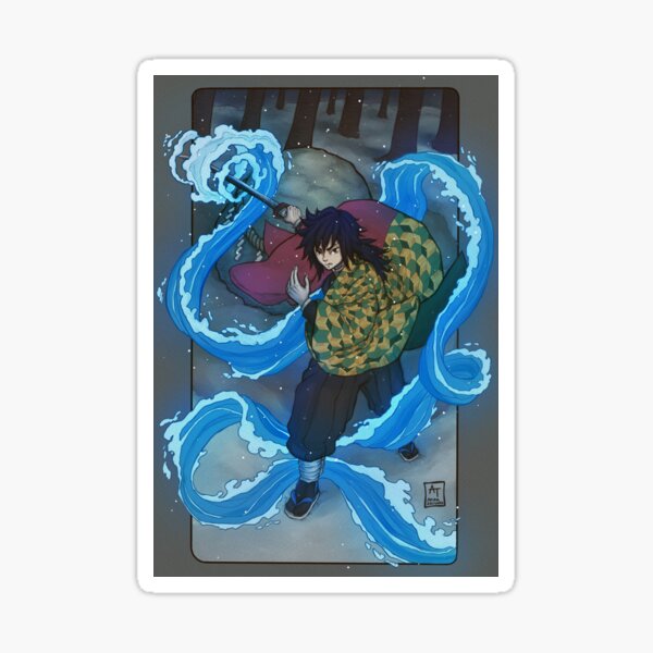 "Tomioka Giyu" Sticker by Murf-sama | Redbubble