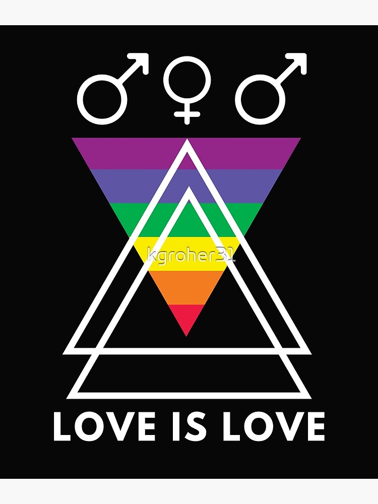 "MMF Throuple design" Poster by kgroher31 | Redbubble