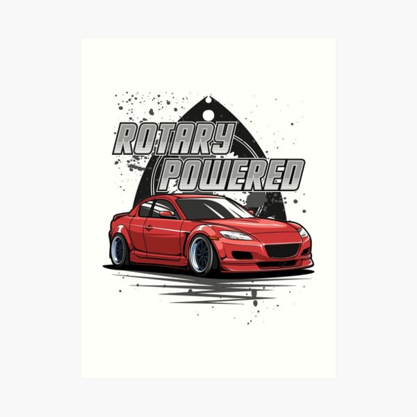"Mazda RX8" Art Print by shakotan | Redbubble