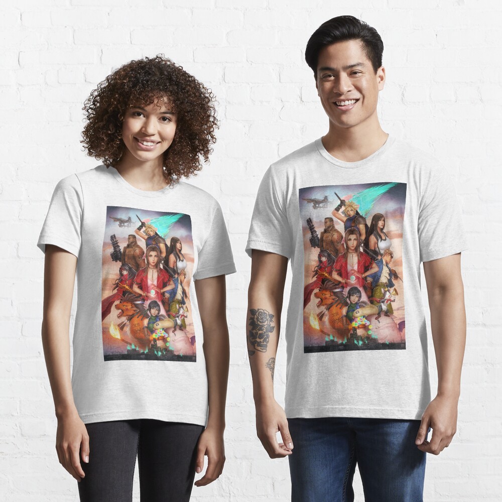 "Final Fantasy 7Final Fantasy VII FF7 Cast Art" T-shirt for Sale by ...