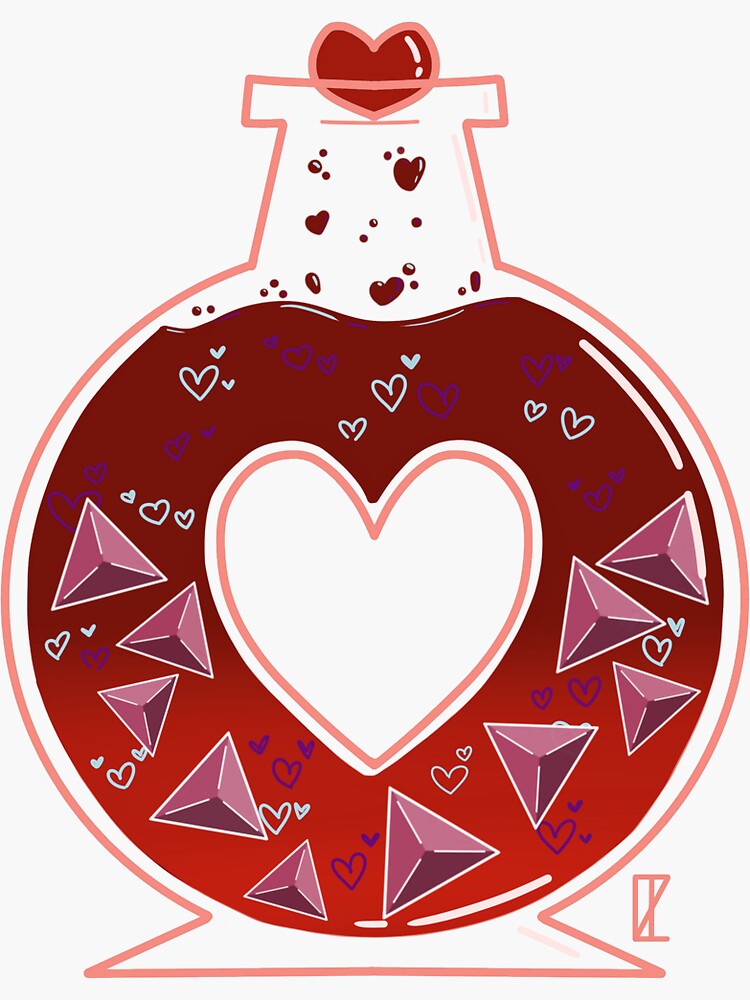 "Supreme Healing Potion" Sticker by pinkbraintree | Redbubble