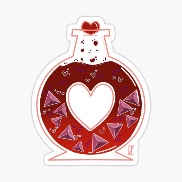 "Supreme Healing Potion" Sticker by pinkbraintree | Redbubble