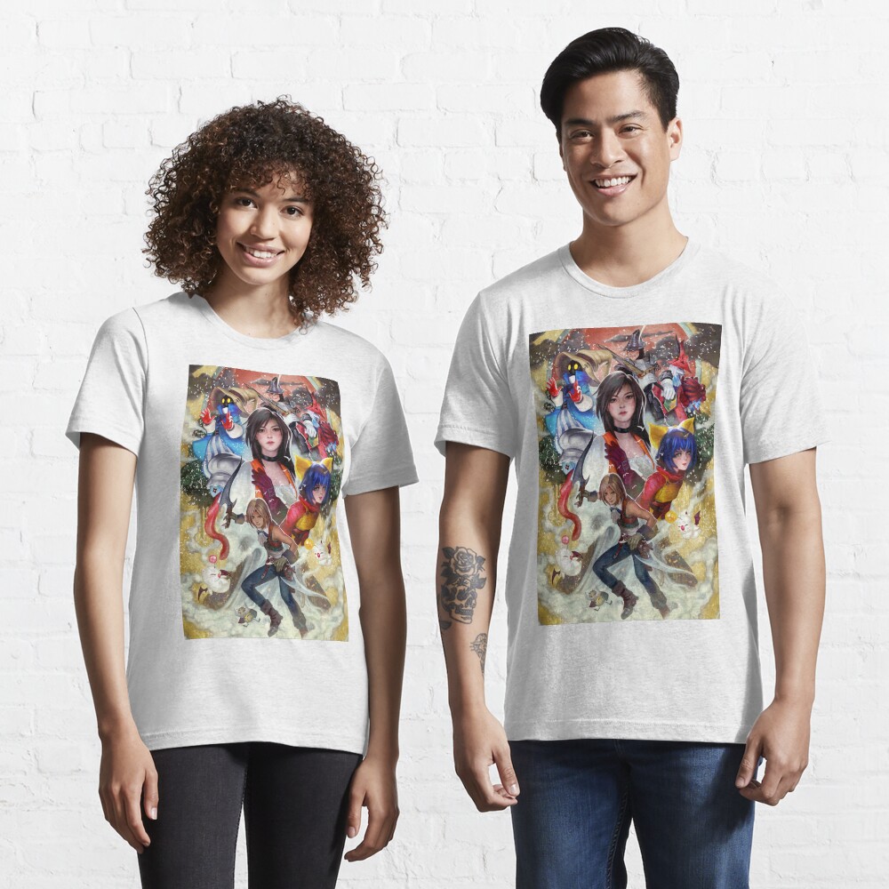"Final Fantasy IX FF9 Zidane Vivi Steiner Cast Artwork" T-shirt for ...