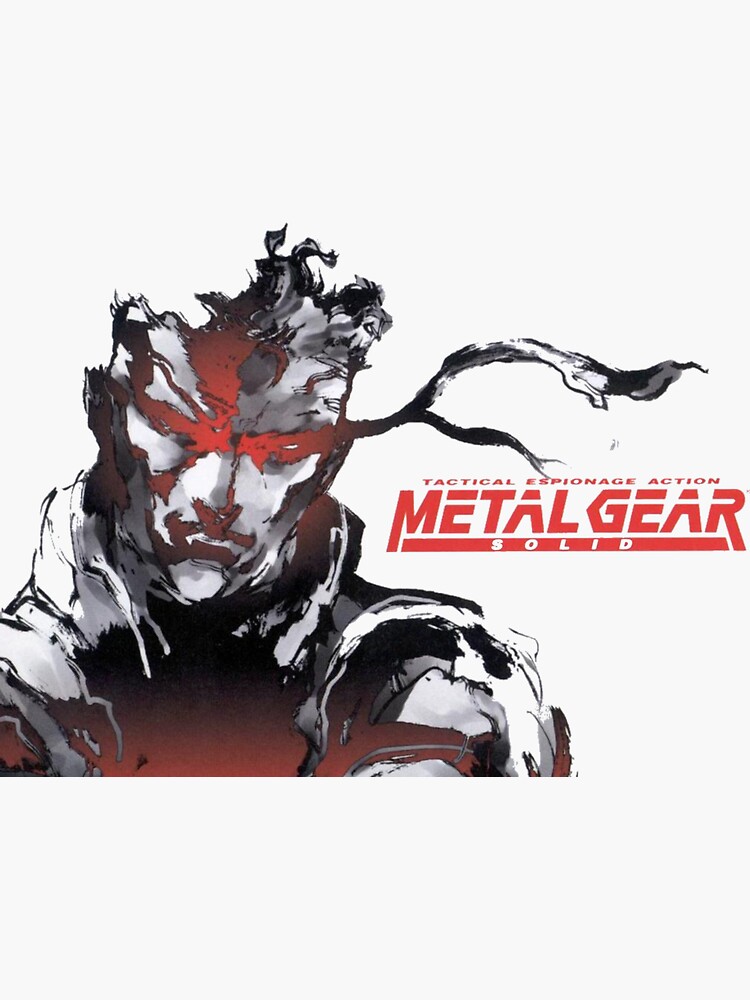 "Metal Gear Solid" Sticker for Sale by BIGSAUCE | Redbubble
