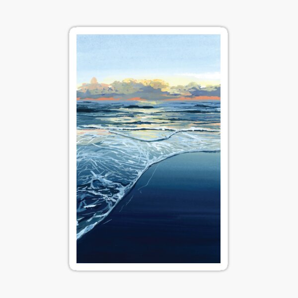 "High Tide" Sticker by KelleyVivian | Redbubble