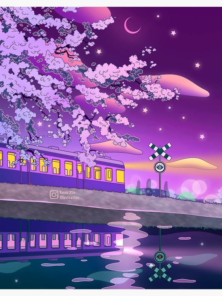 Overnight Train Ride Premium Matte Vertical Poster