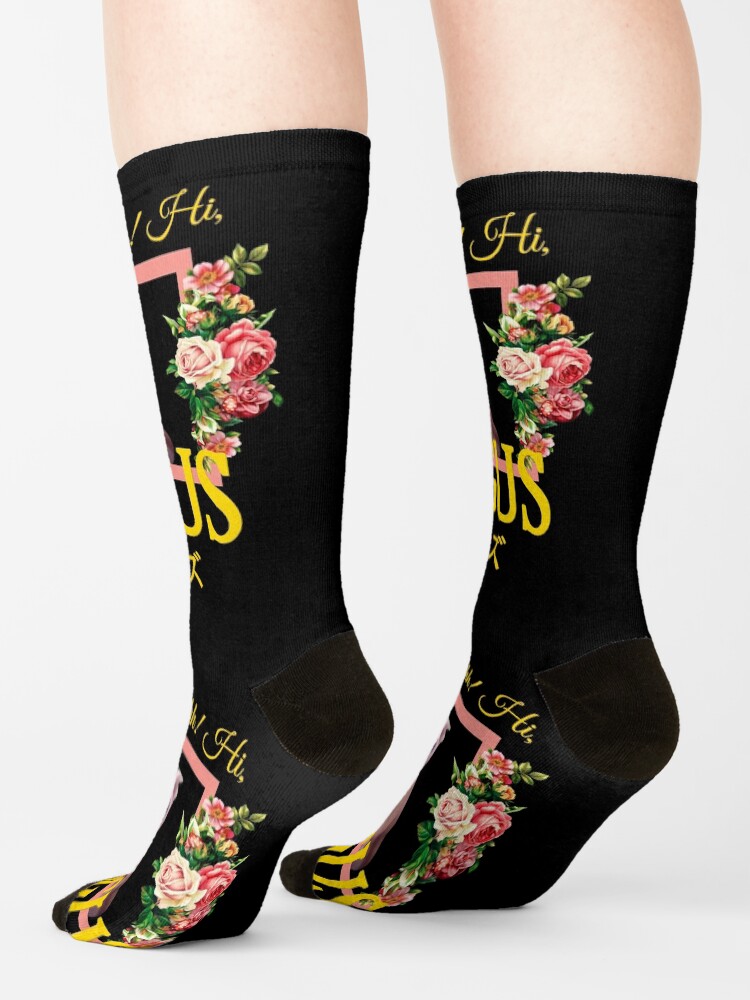 "Bingus Floral Aesthetic" Socks for Sale by Rzera- | Redbubble