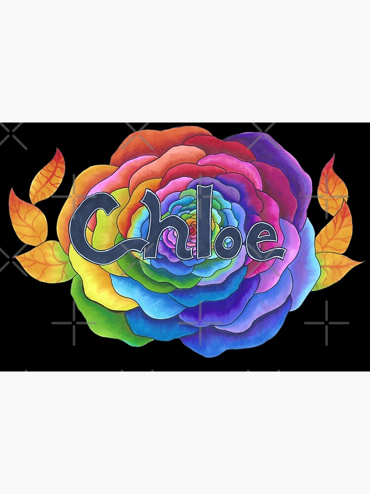"Chloe Name Art" Poster by AvalonUnmuzzled | Redbubble