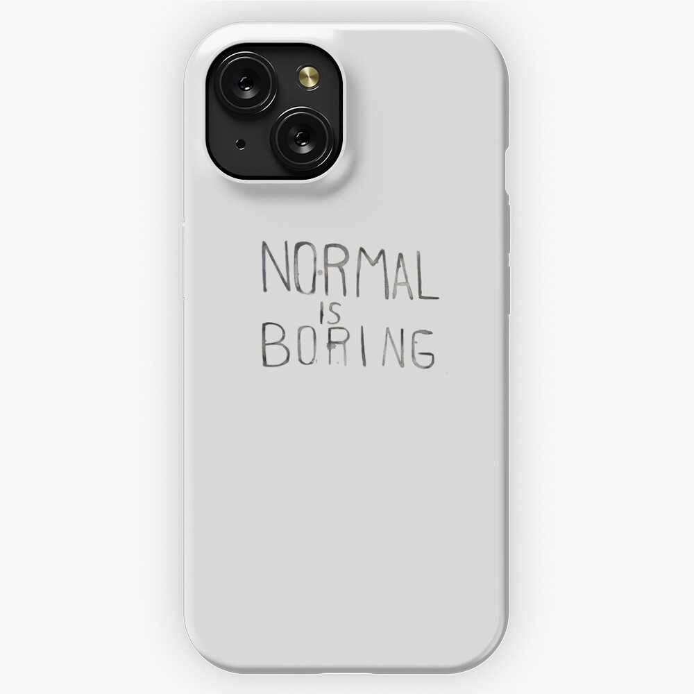 "Normal Is Boring" Sticker for Sale by Jamest406 | Redbubble