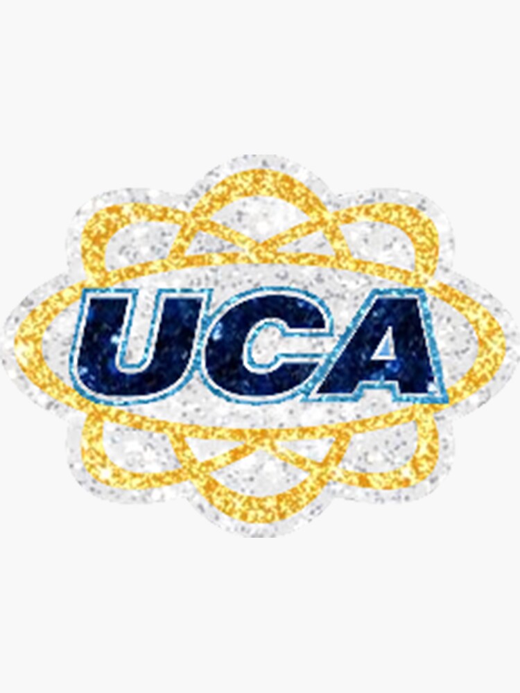 "UCA Sparkle" Sticker for Sale by savycheer | Redbubble