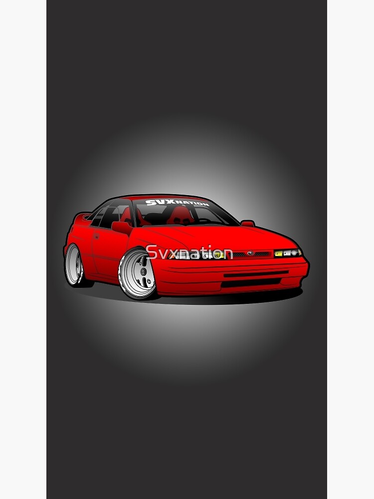"Red Proto SVX Nation" Poster for Sale by Svxnation | Redbubble