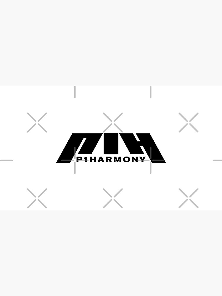 "P1HARMONY LOGO BLACK" Sticker for Sale by skeletonwar | Redbubble