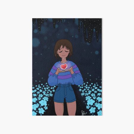 "Echo flower Frisk" Art Board Print by sakurabunsticks | Redbubble