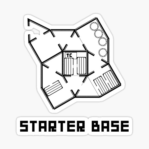 "Rust Starter Base Design" Sticker for Sale by Th3shooter | Redbubble