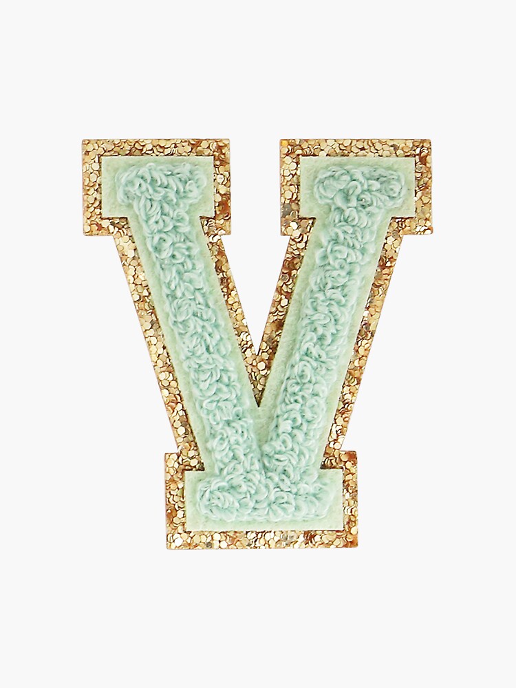 "Preppy Mint Varsity Letter V" Sticker for Sale by ktp100 | Redbubble